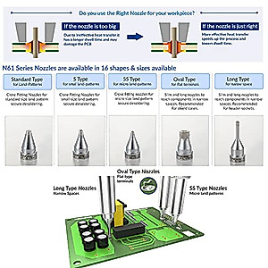 Hakko N61-10 Desoldering Nozzle, 1.6mm, Silver