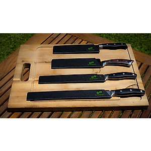 EVERPRIDE Chef Knife Sheath Set (7-Piece Set) Universal Blade Edge Cover Guards for Chef’s and Kitchen Knives – Durable, BPA-Free, Felt Lined, Sturdy ABS Plastic – Knives Not Included
