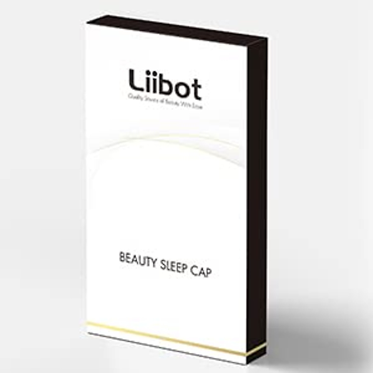 LIIBOT Long Silk-Satin Bonnet for Women - 2 PCS Large Night Cap for Curly Dreadlock Braid Hair (Black & Blue)