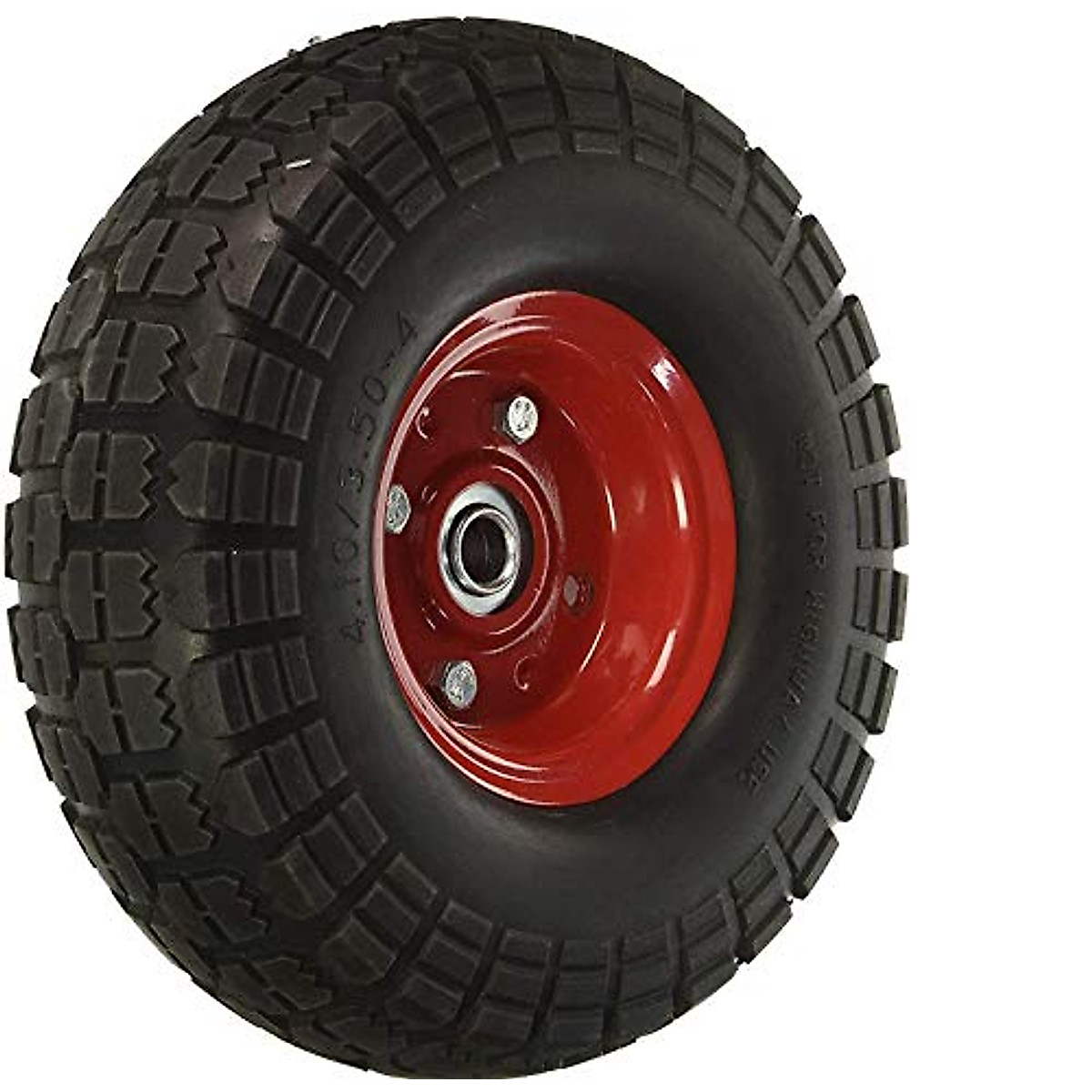 National Standard 10" Flat Free Hand Truck Tire and Wheel with 5/8" Center Shaft Hole