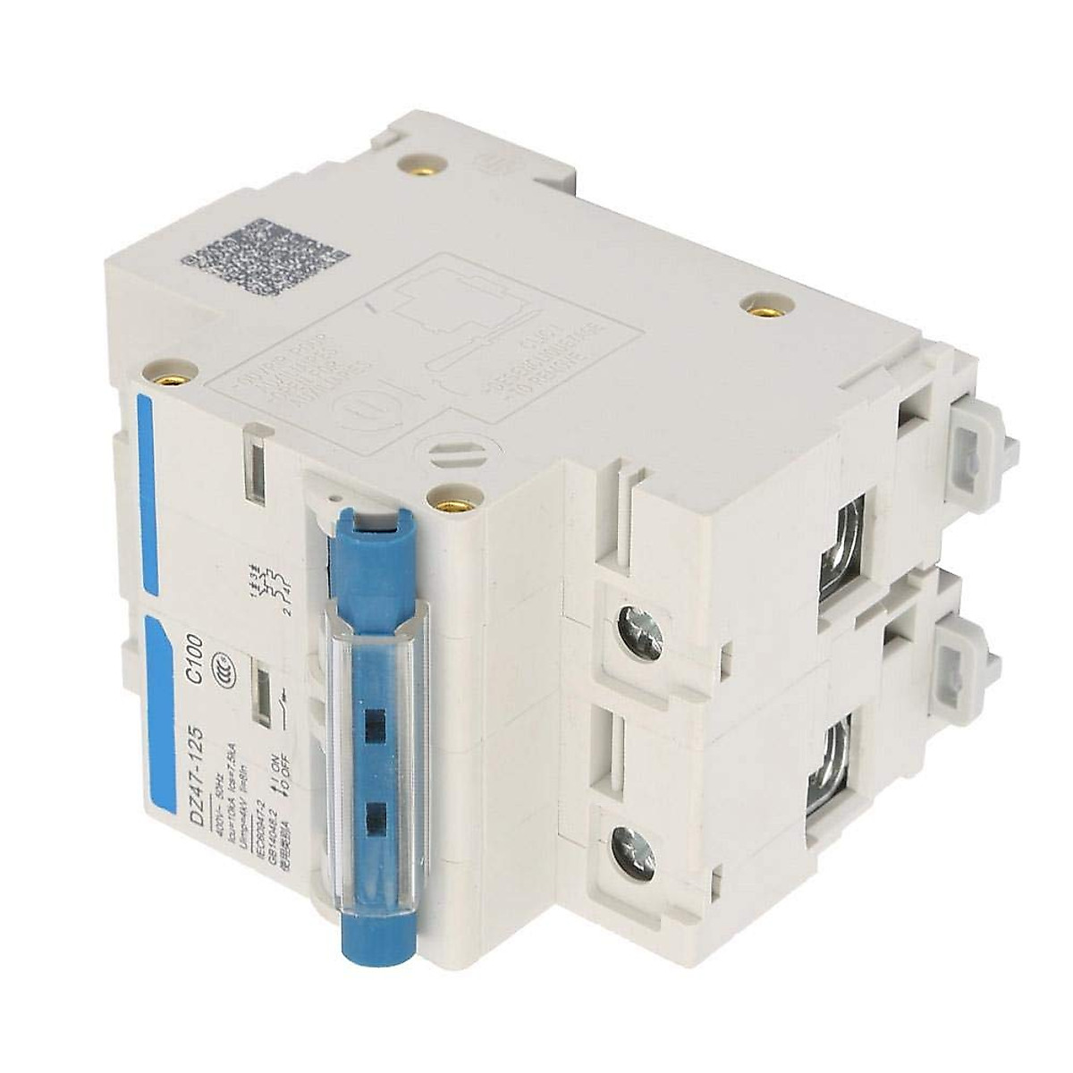 400V 80/100/125A Electric Circuit Breaker 2 Pole Circuit Breaker MCB Leakage Switch DZ47-125 Current Miniature Circuit Breaker (100A)
