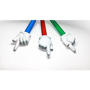 Sciencent Hand Pointers (Set Of 3) Teacher Supplies, Assorted Colorful Classroom Finger Pointers for Teachers.