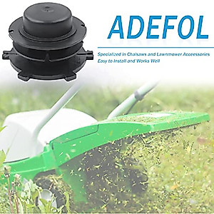 Adefol String Trimmer Replacement Parts Head Spool and Cover Cap 6pcs Kit for STIHL FS44 FS80 FS85 FS100 FS110 FS120 FS130 FS200 with Spring, Line Feed Eyelet Accessories