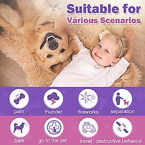 Hemp Calming Chews for Dogs 200pc Dog Calming Treat and Bites with Hemp Oil - Anxiety and Stress Relief Treats for Dogs Puppy Melatonin Sleep Aid Calm Dog with Noise,Thunder,Barking,Separation,Chewing