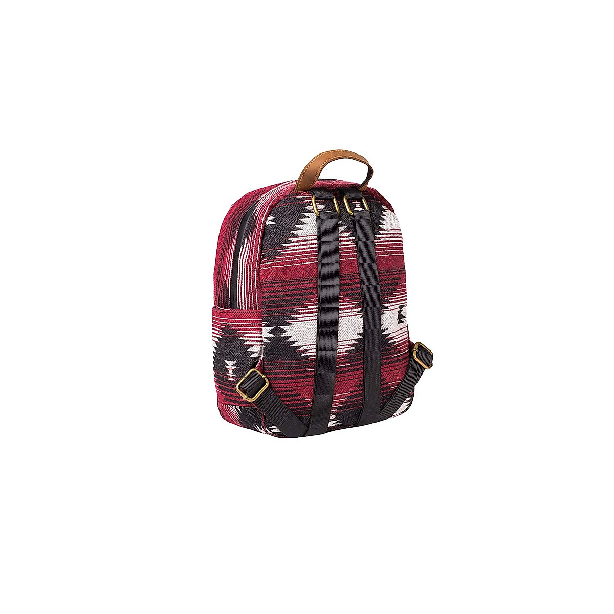 Revelry Shorty Smell Proof Small Backpack Lockable Water-Resistant with Carbon Filter System - 7.4 L (Maroon)