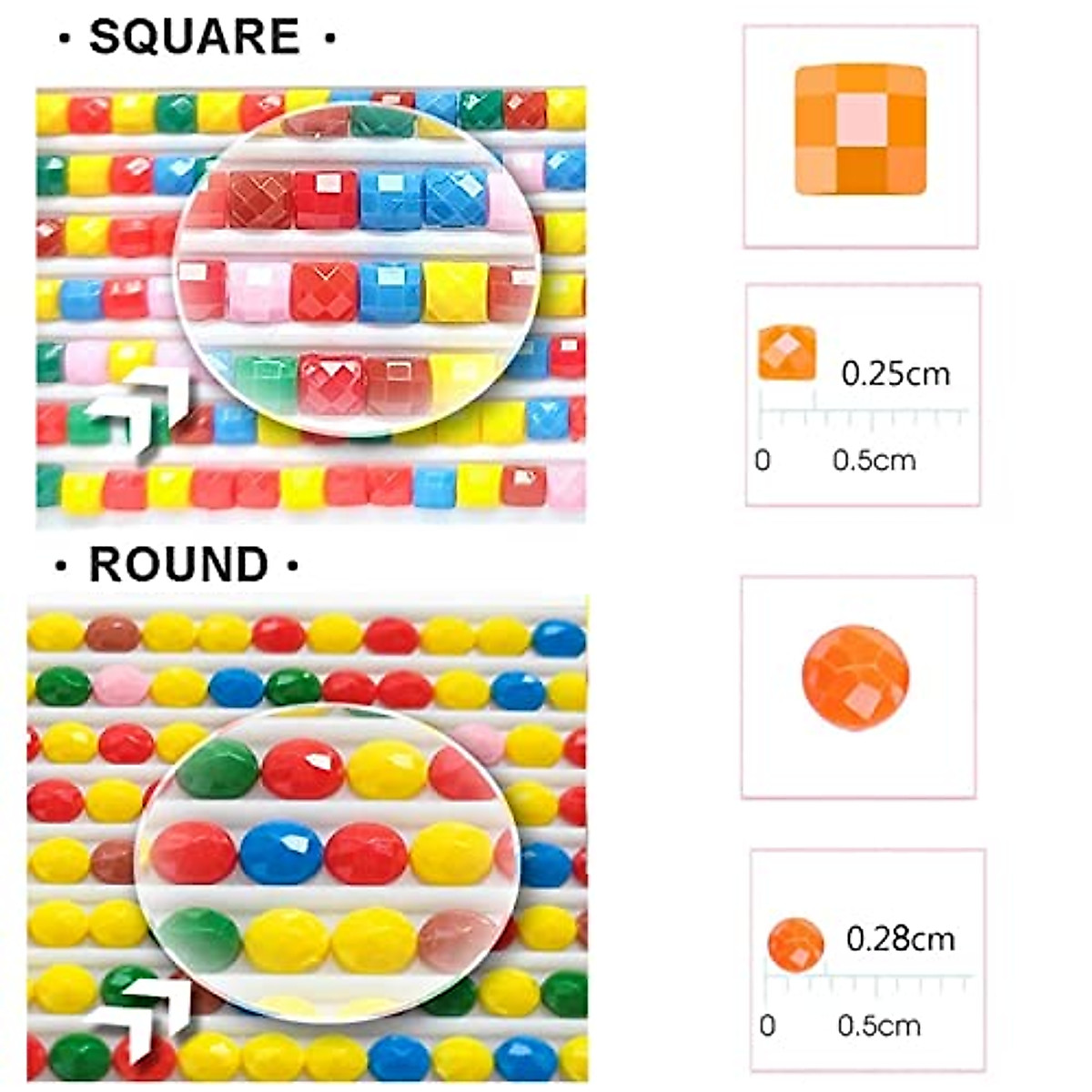 DIY 5D Diamond Painting Clock Kits for Adults,Lovely Angel Diamond Painting Clock by Number Kit Crystal Rhinestone Canvas Gem Art Dot Clock for Home Wall Decor Square Drill 30x30cm/12x12inch