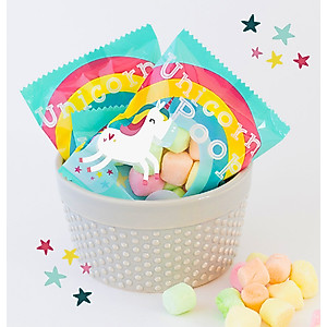 Unicorn Poop Candy - Made in the USA - 12 Unicorn Party Supplies - Unicorn Birthday Party Favors for Kids - Bulk Candy Packs for Classroom