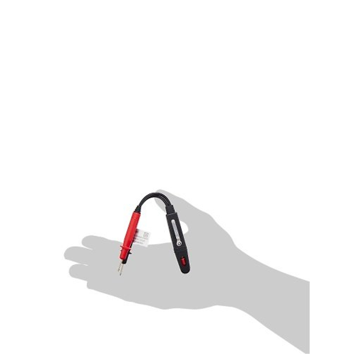 Morris Products Circuit Tester 80-500 Volts AC/DC Economy Twin Lead Tester for Testing Switches, Outlets, Electrical Devices Blister Packed cULus Listed 1-Pack 59010 Black