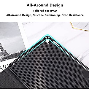 YENDOSTEEN iPad Pro 12.9 Case 2022/2021 / 2020/2018,Ocean Light Lighthouse Cover for iPad Pro 12.9 Inch 6th/5th Generation- Pencil Holder