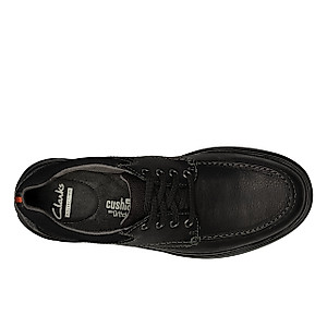 Clarks Men's Cotrell Edge Oxford, Black Oily Leather, 9.5 W US