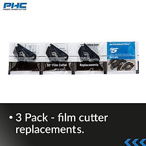 Pacific Handy Cutter Film Cutter Blade, 2-1/2 in. W, PK3, Stainless Steel (S5FC)
