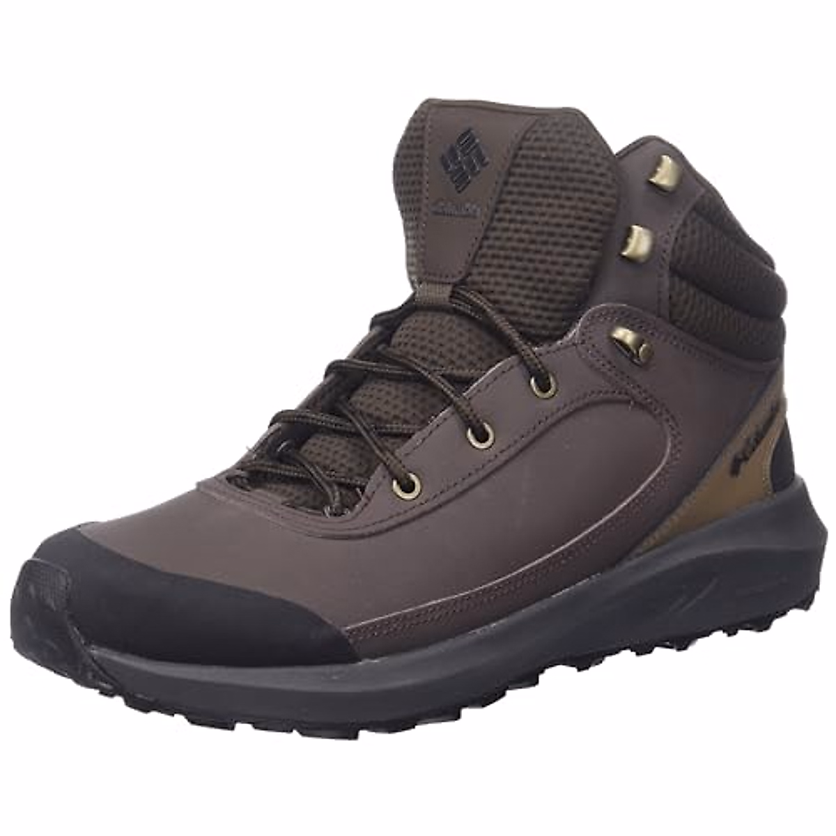 Columbia Men's Trailstorm Peak Mid Hiking Shoe, Cordovan/Black, 9