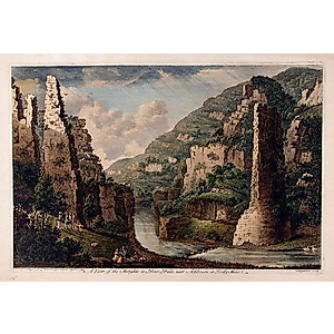 A View of the Streights in Dove Dale, near Ashborn in Derby Shire