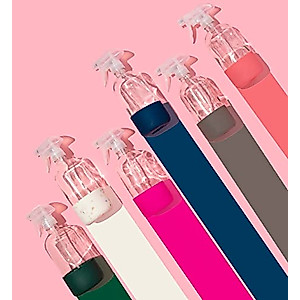 WHIMSY + WELLNESS Protective Silicone Sleeve Base for Glass Refillable Bottle, Non- Slip, Durable & Multi Use Accessory, Single (Silicone Base Only, Terrazzo)