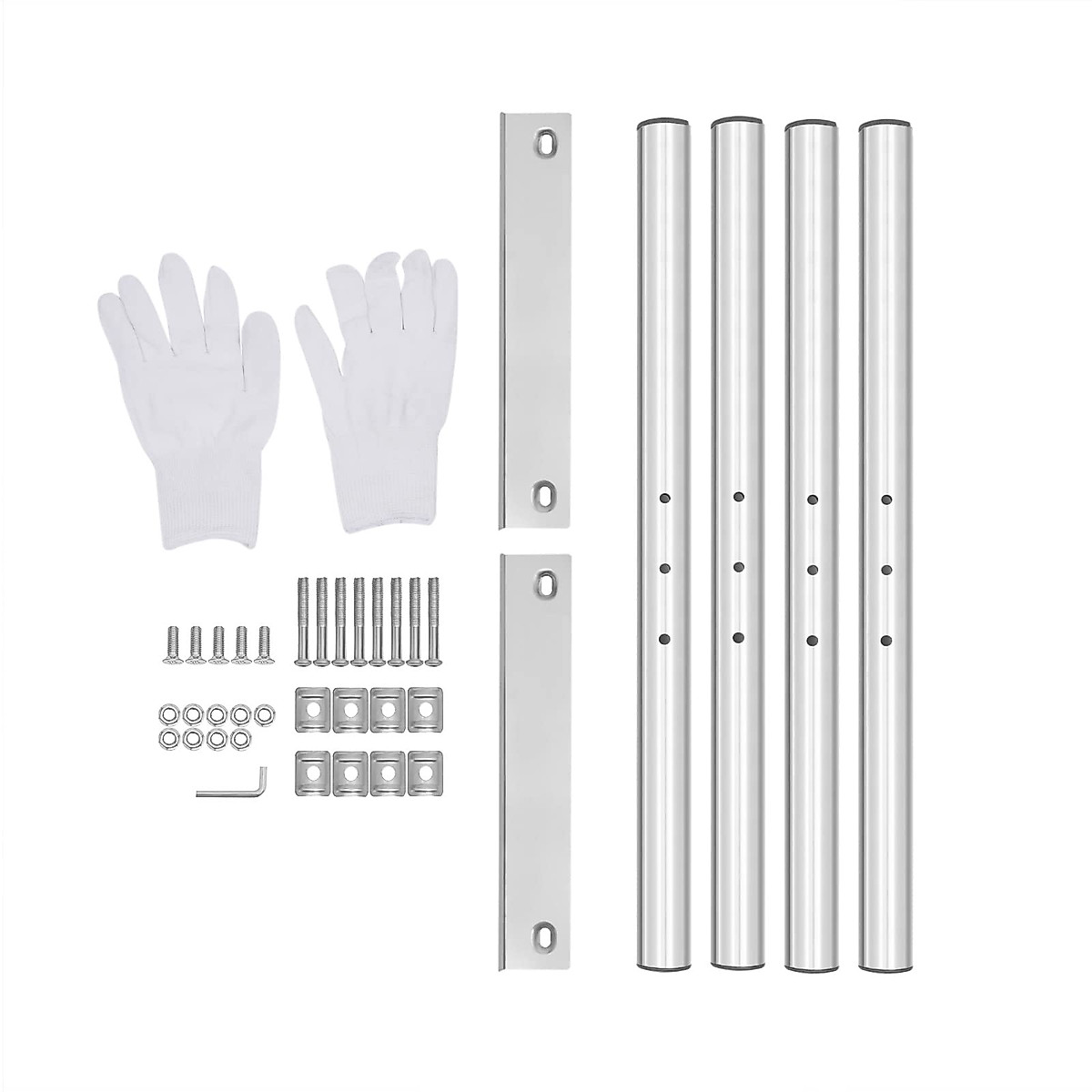Double Overshelf Stainless Steel 12'' x 31'',Commercial 2 Tier Shelf for Prep & Work Table in Restaurant,Home and Kitchen,Double Tier Overshelf,Double Deck Overshelf,Kitchen Table with Adjustable