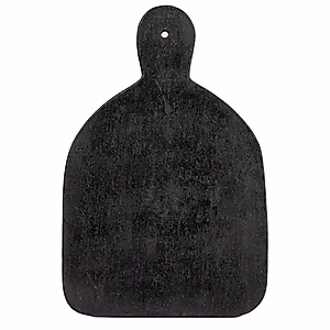 Bloomingville Wide Marble Cutting or Charcuterie Board with Handle, Black