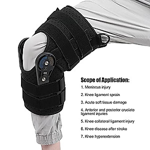 Knee Brace Stabilizers, Adjustable Knee Brace For Meniscus Ligament Sport For Knee Pads & Kneeling Cushions Injury Orthopedic Splint