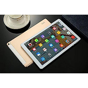 Android Tablet 10 inch with SIM Card Slot Unlocked +16GB SD Card +(1) Stylus Pen - IPS Screen 3G Phablet with WiFi GPS Bluetooth Tablets (Black)