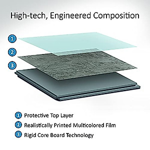 Palisade 25.6 in. x 14.8 in. Interlocking Vinyl Tile Shower and Tub Surround Kit in Carrara Marble