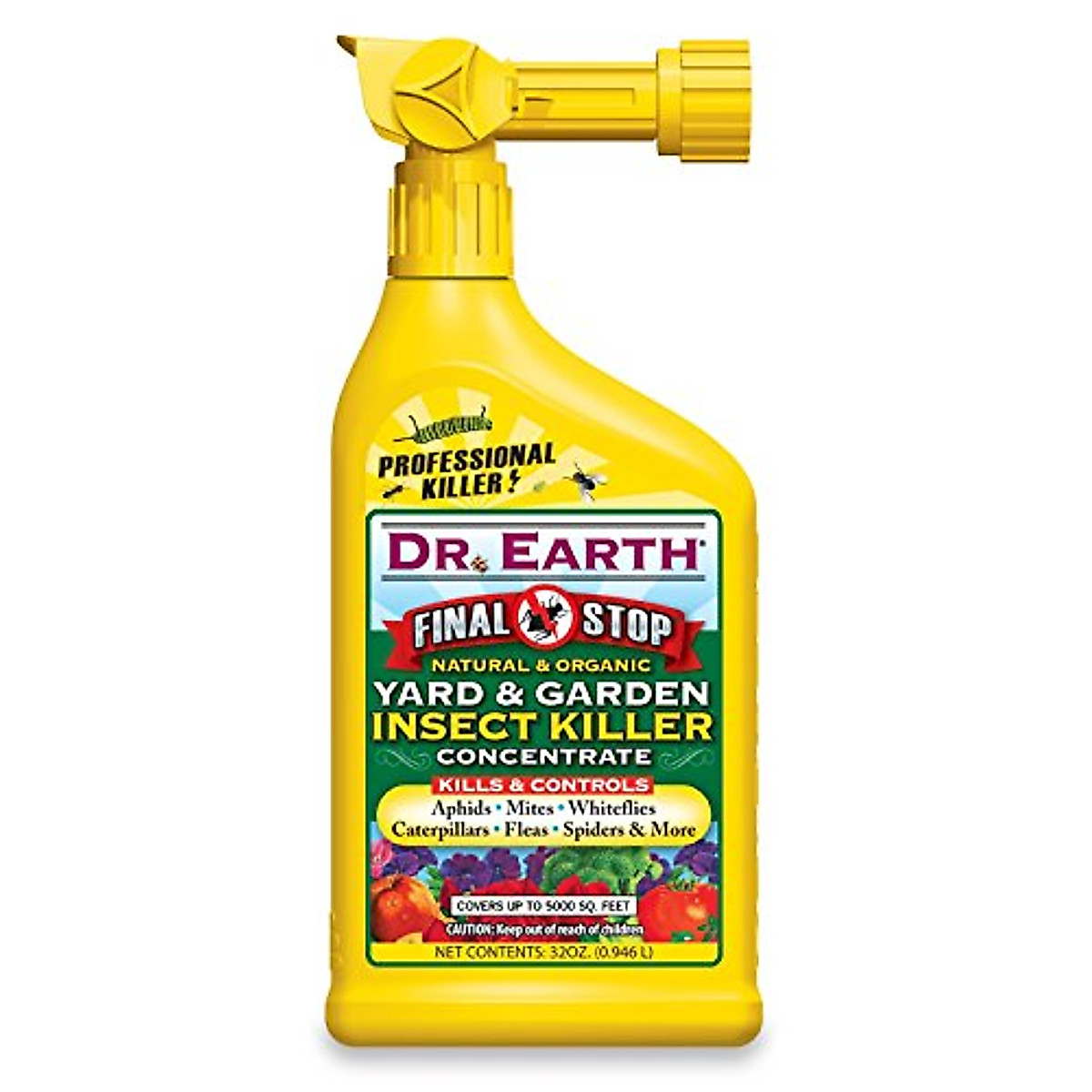 Dr. Earth 8004 Ready to Spray Yard and Garden Insect Killer, 32-Ounce