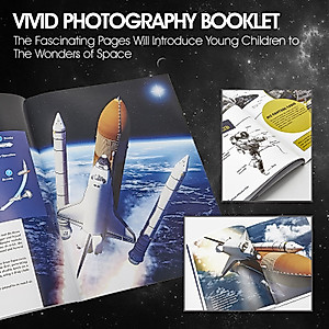 3D Puzzles for Kids Ages 3-5 4-8 National Geographic NASA Space Shuttle Rocket Ship, Space Toys for Kids 3-5 Space Toys for Boys 5-8, Space Exploration with Booklet, Toys for 5 Year Old Boys Girls
