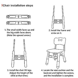 Kids Study Table and Chair Set with 2 Seats Height Adjustable Children’s Painting Drawing Desk Easy to Clean Assemble Max Load-Bearing 330lb Plastic Toddler Table and Chair Set for School Home Pink