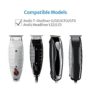 2 Pack T Outliner Blades fits for Andis T Outliner, G, GO, GTO, GTX, Headliner LS2, LS3 Replacement