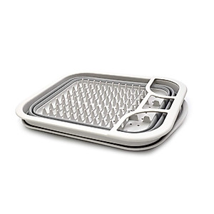 SAMMART Collapsible Dish Drainer (Grey, 1)