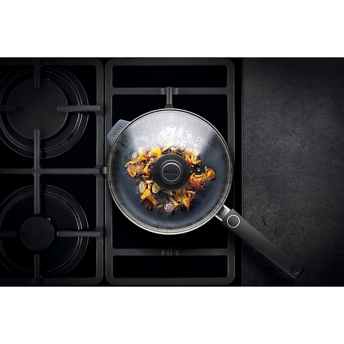 Woll Diamond Lite Diamond Reinforced Non-stick, Anti-Corrosion, Cut-Resistant, Light Weight Fry Pan with Clear Lid, 12.5-Inch, Made in Germany