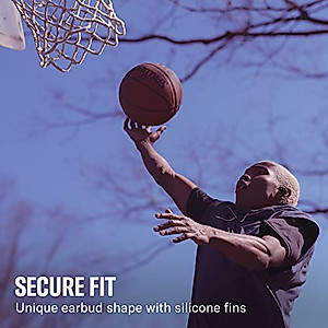 YAMAHA TW-ES5A True Wireless Sport Earbuds with Bluetooth 5.2, IPX7 Waterproof, Secure Fit, Premium Sound, Qualcomm CVC Clear Voice Capture, Listening Care and Ambient Sound (White)