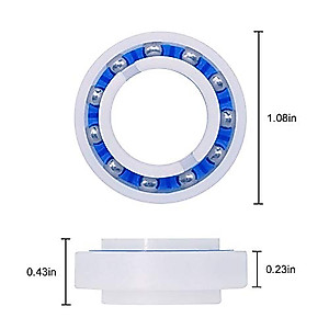 AMI PARTS Wheel Ball Bearings Replacement Part Compatible with180/280 Pool Cleaner Part C-60 C60 (8 Pack)