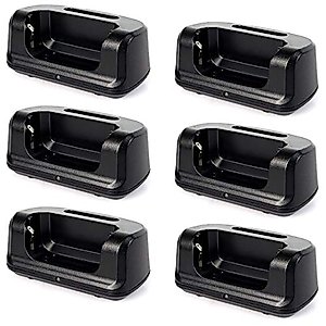 6 Pack Charging Base for Retevis RT22 RT22S Walkie Talkies Retevis RT22 Battery Charger Compatible for LUITON LT-316 WLN KD-C1 Zastone X6 Zeadio ZS-B1 TIDRADIO TD-M8 RADTEL RT-10 RADIODDITY R1