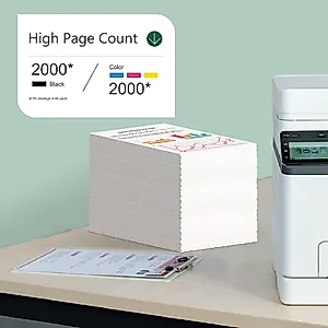 C3224 Toner Cartridge (5-Pack, 2BK/1C/1M/1Y) - Compatible C3210K0 C3210C0 C3210M0 C3210Y0 Toner Cartridge Replacement for Lexmark C3224dw C3326dw C3426dw MC3224i MC3426i MC3224dwe MC3326i Printer