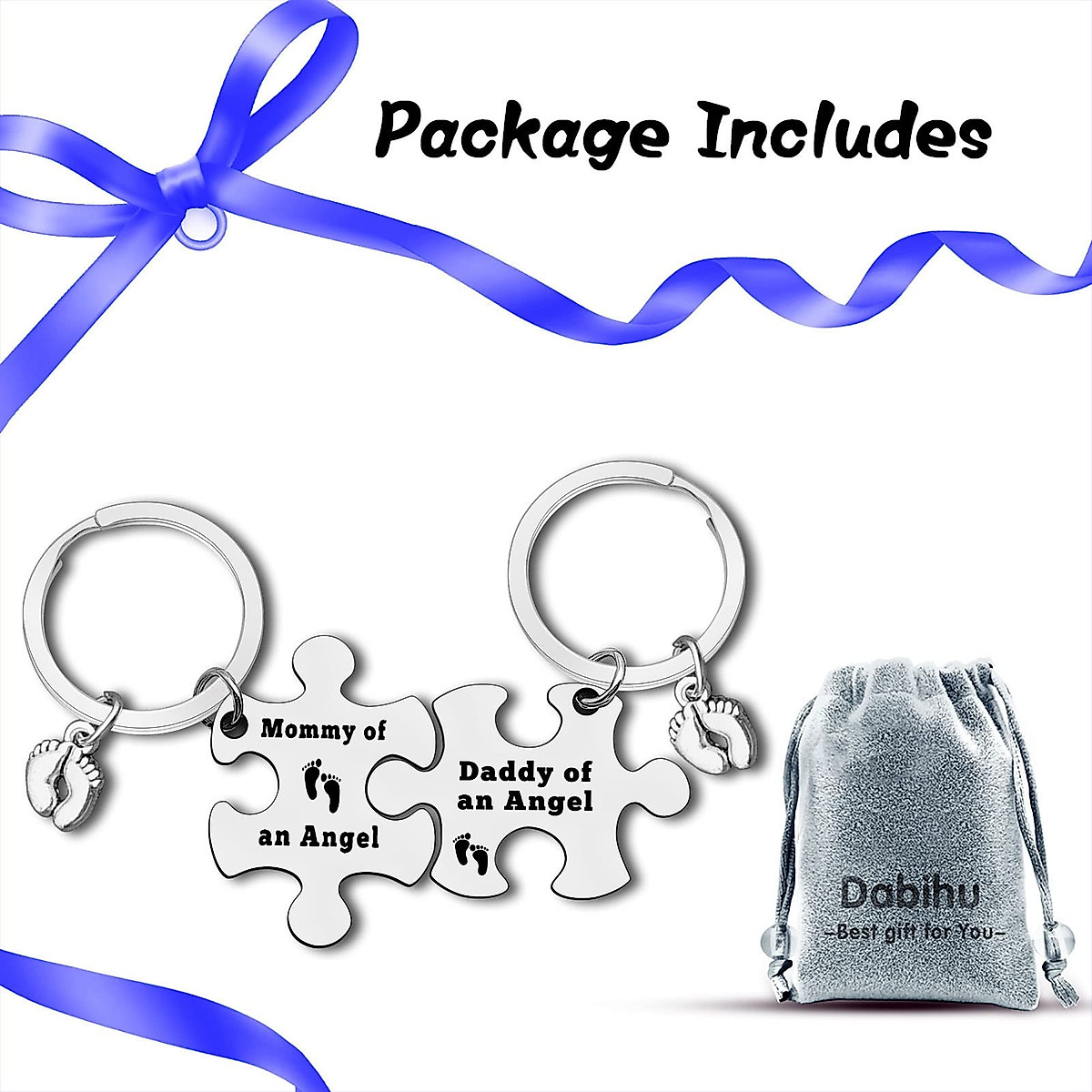 Loss of Baby Memorial Gift Keychain Sympathy Gift for Loss of Child Miscarriage Keepsake In Memory of Infant Loss Child Loss Gift Remembrance Jewelry Mommy of an Angel Daddy of an Angel Keyring