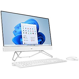 HP 2023 24 23.8" Touchscreen FHD All-in-One Desktop Computer, 12th Gen Intel 10-Core i5-1235U(Beat i7-1195G7), 16GB DDR4 RAM, 512GB PCIe SSD, WiFi 6, BT 5.2, White, Windows 11, BROAG 64GB Flash Drive
