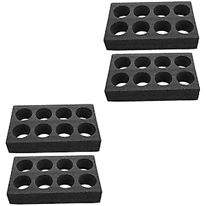 Happyyami 4 Pcs Milk Tea Cup Holder Beverage Carrier Tray Packing Tray Accessory Tray Car Stands Water Bottle Carrier Universal Drinking Cup Holder 8 Cup Pearl Cotton Insulation Cages