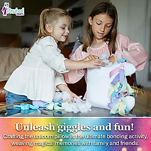 Unicorn Pillow Kit & Mermaid Jewelry Box Kit Bundle - Fun DIY Arts and Crafts Project for Kids Ages 6 7 8 9 10 11 12 - Great Gifts for All Occasions