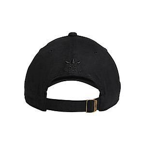 adidas Originals Men's Originals Relaxed Plus Strapback, Black, One Size