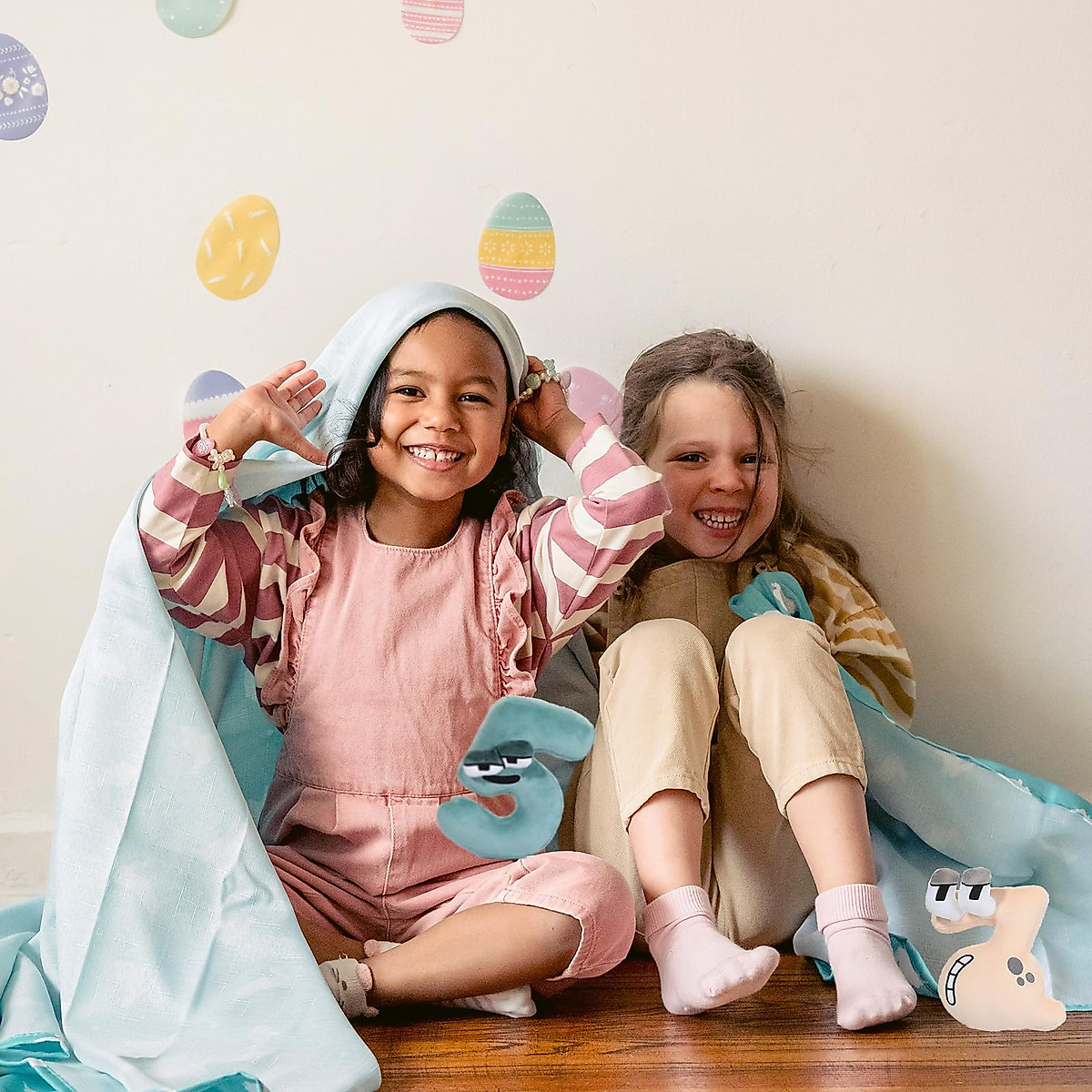 Yeerovan Alphabet Number Plush Toys, 26 Letter Series Plushies, 0-9 Number Toys, Fun Stuffed Dolls Soft Pillow Decoration, Holiday and Birthday Gifts for Kids Friends Family(1026-1)