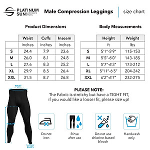 Men's Wetsuit Swim Compression Leggings | Dive Skins Surf Tights Water Sunprotection Pants | Quick dry Base layer Running Workout gym UPF 50+ (Black, M)