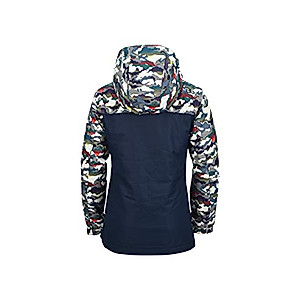 Arctix Kids Slalom Insulated Winter Jacket, White Multi Camo, Medium