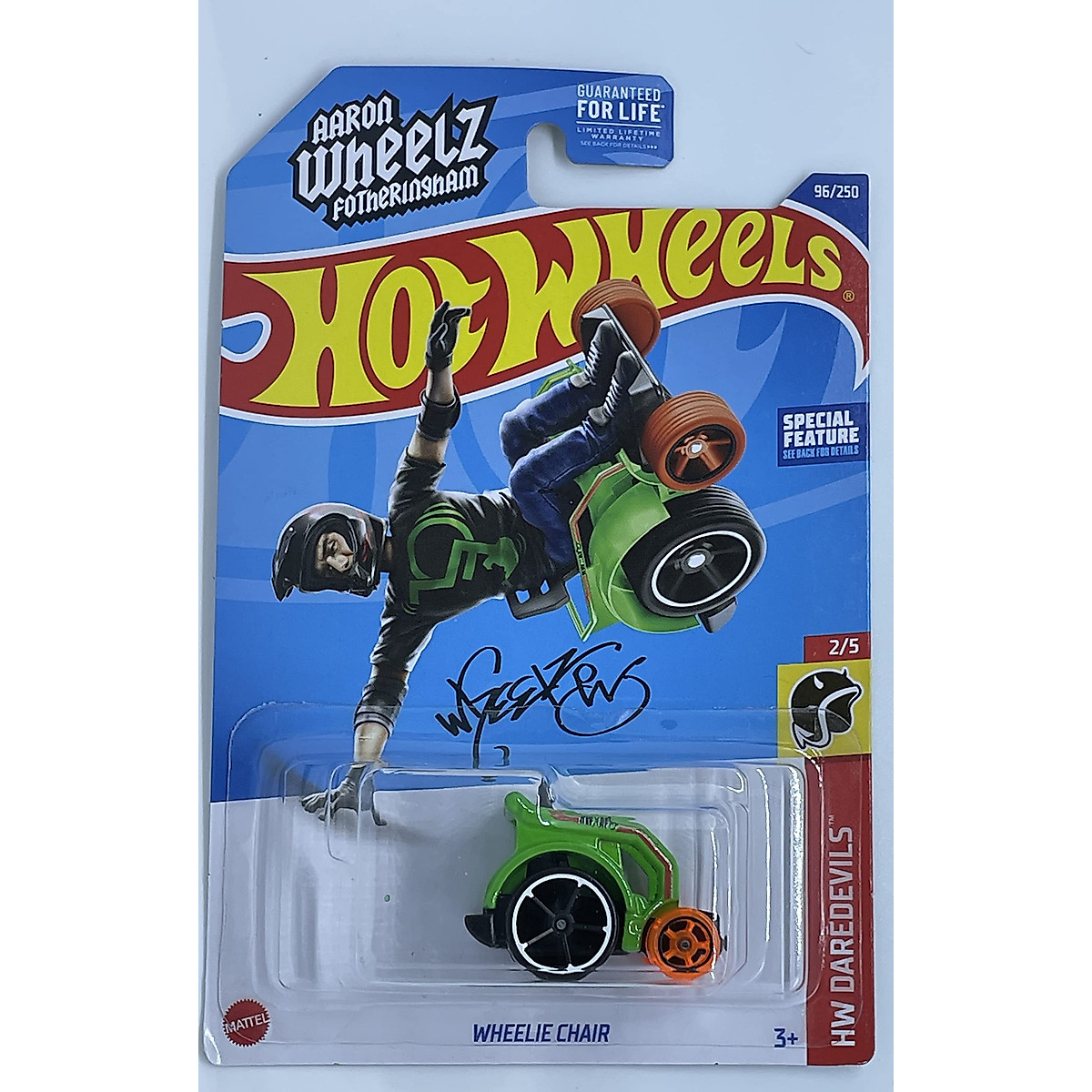 Hot Wheels 2022 - Wheelie Chair - Green - HW Daredevils 2/5