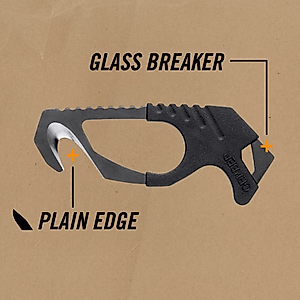 Gerber Gear Strap Cutter, Coyote Brown [30-000132], 5 x 2.5 x 1 inches Pocket Size