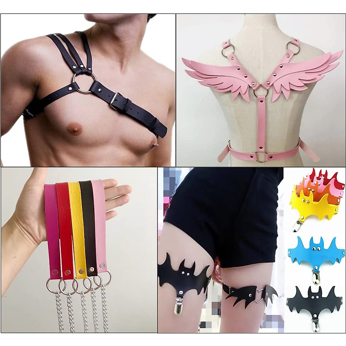 Wento 2.0mm Thick Faux Leather Fabric 54''x12'' Vinyl Leather Fabric Elephant Skin Vinyl Leather Fabric for Purses Making Leather Straps