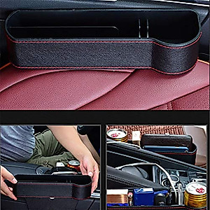 AKIMPE Auto Car Seat Gap Storage Box Cup Holder Organizer Coin Console Right