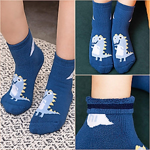 HowJoJo Big Boys Thick Cotton Socks Kids Warm Socks Winter Thermal Crew Socks 8-10 Years