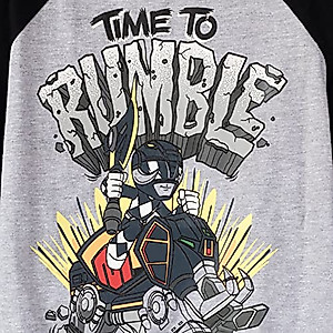 Power Rangers Red Ranger Zach Blue Ranger Toddler Boys 3 Pack T-Shirts Red/Blue/Gray 5T