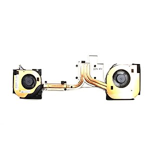 Genuine Parts for Lenovo ThinkPad P53 15.6 inch CPU Heatsink Fan for Dis N19E Graphics 02DM014