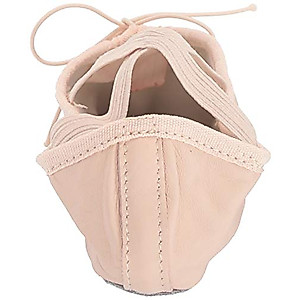 Capezio Girls Leather Juliet Ballet Shoe-Child, Light Pink, 12.5 Little Kid