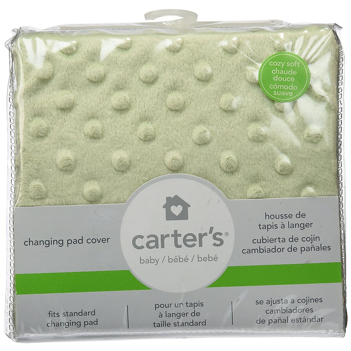Carter's Super Soft Changing Pad Cover, Apple Green (Discontinued by Manufacturer)